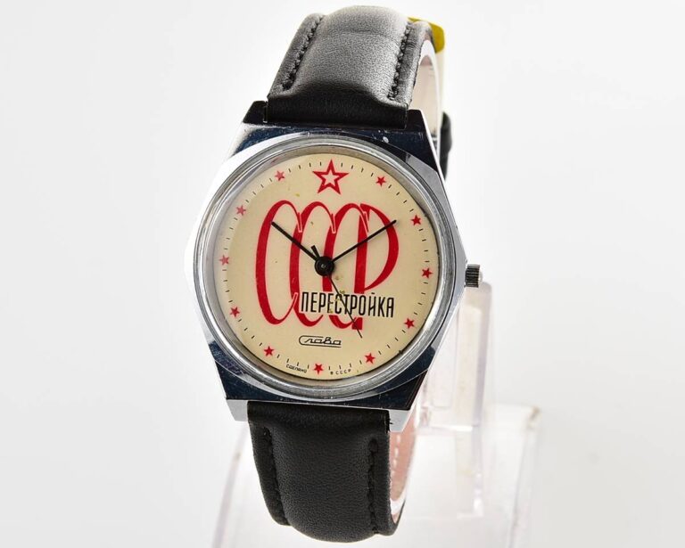 Automatic soviet SLAVA CCCP PERESTROIKA quartz watch - SovietWatchStore.com