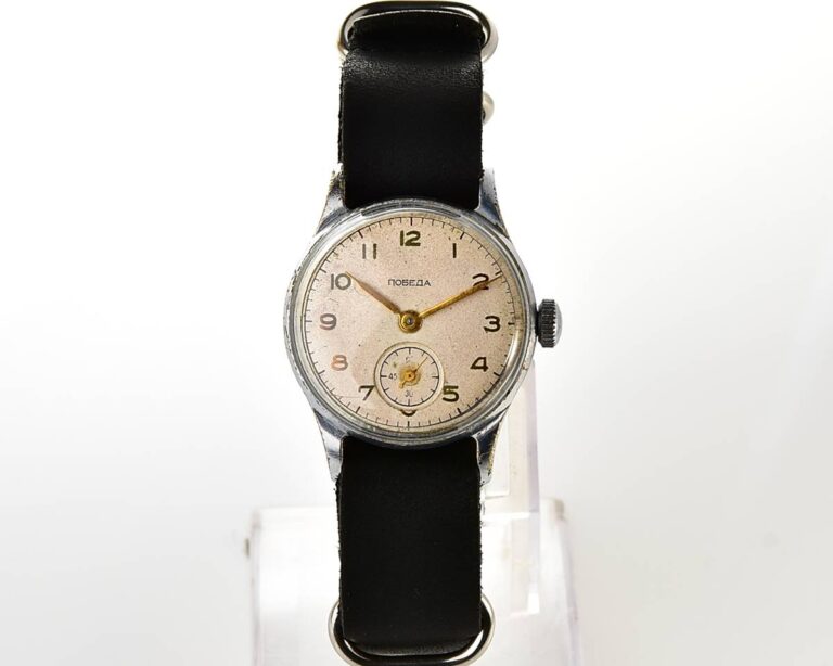 Soviet POBEDA "34-K" in uncommon hermetic case - the actual first watch ...