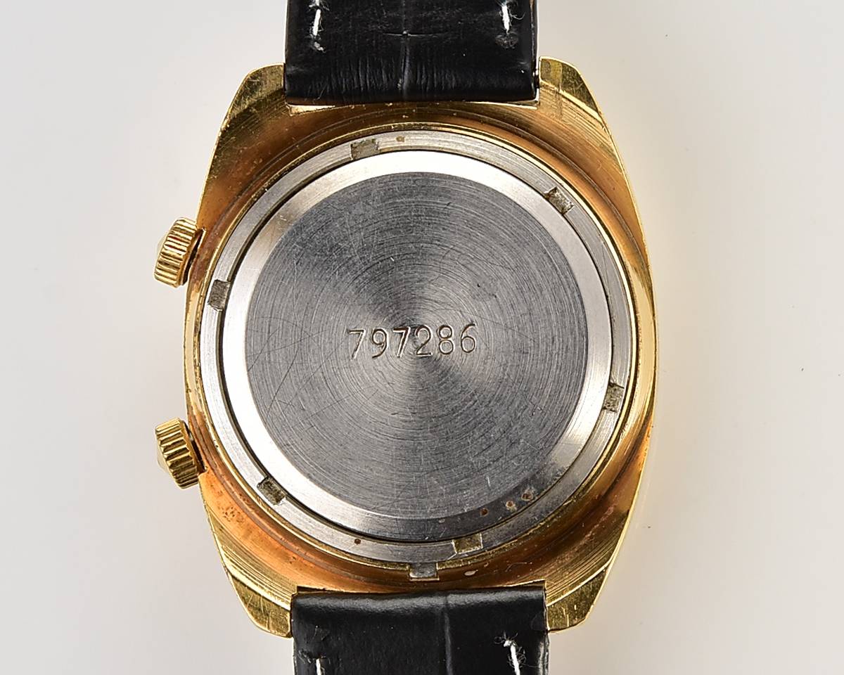 Soviet gold-plated POLJOT with alarm function - SovietWatchStore.com