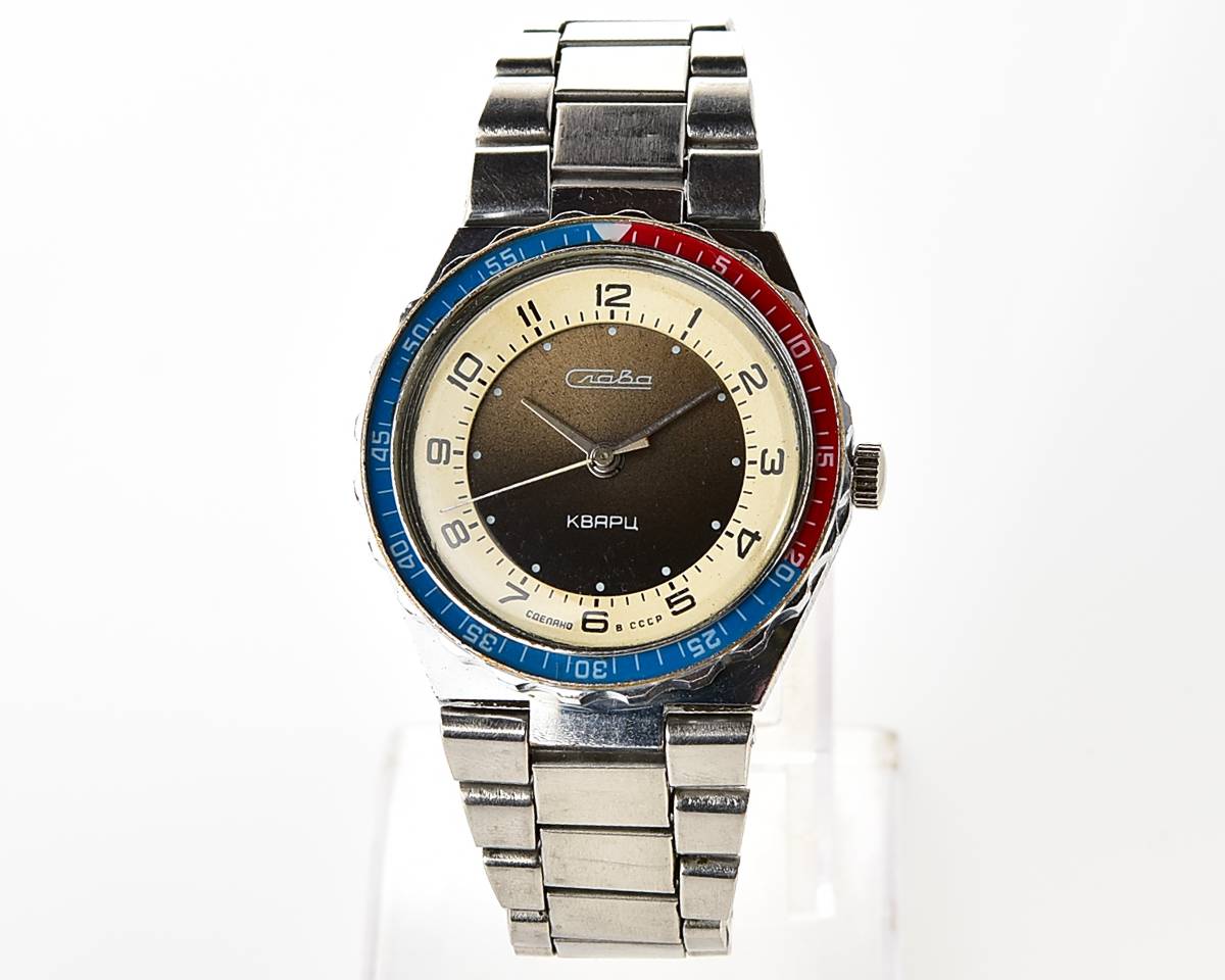 Automatic soviet SLAVA PEPSI with automatic quartz movement ...