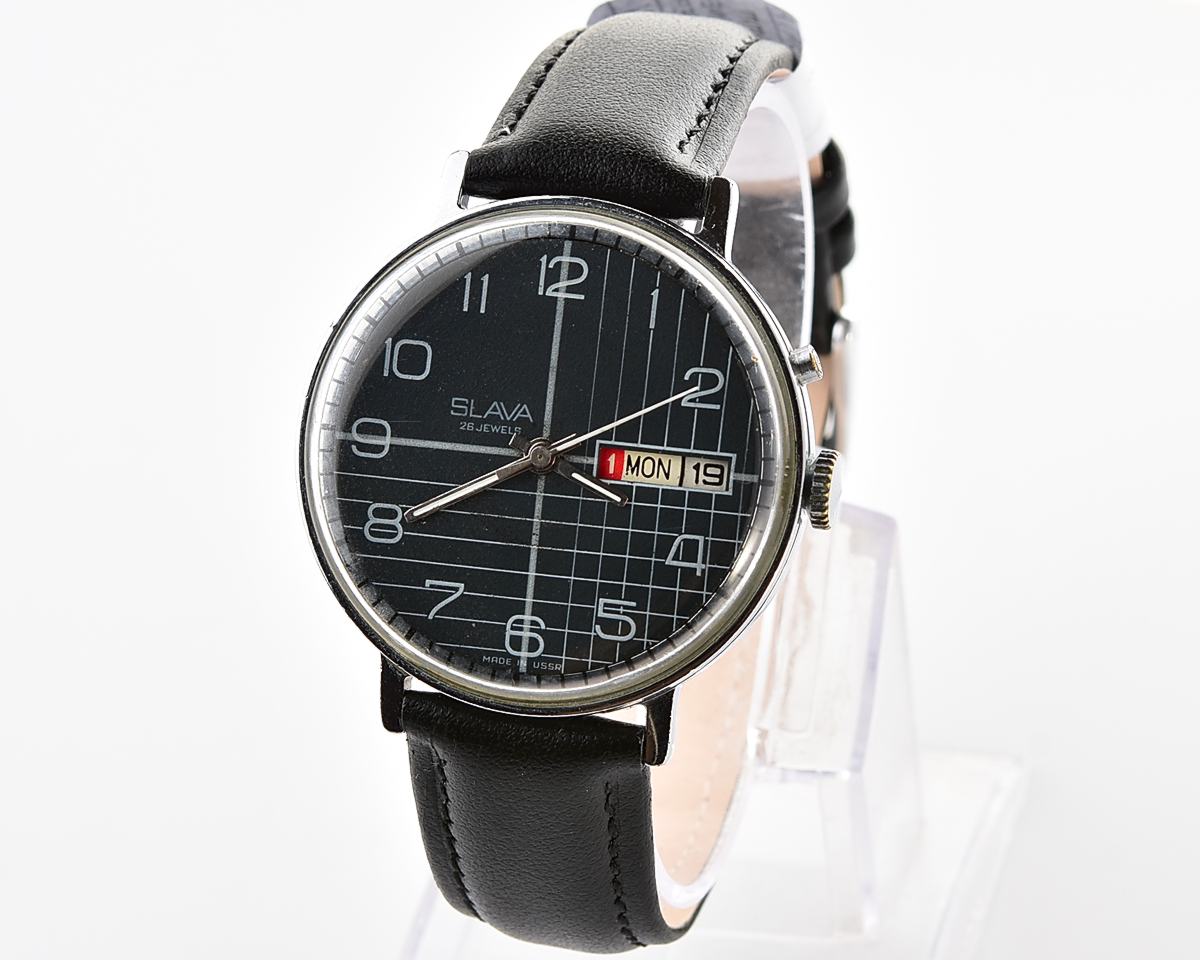 Slava soviet mechanical wristwatch - SovietWatchStore.com