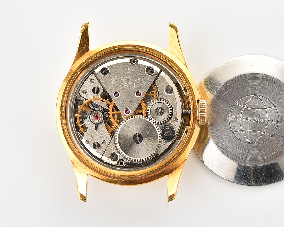 Vintage soviet gold-plated RAKETA Baltica mechanical watch, 50 years ...