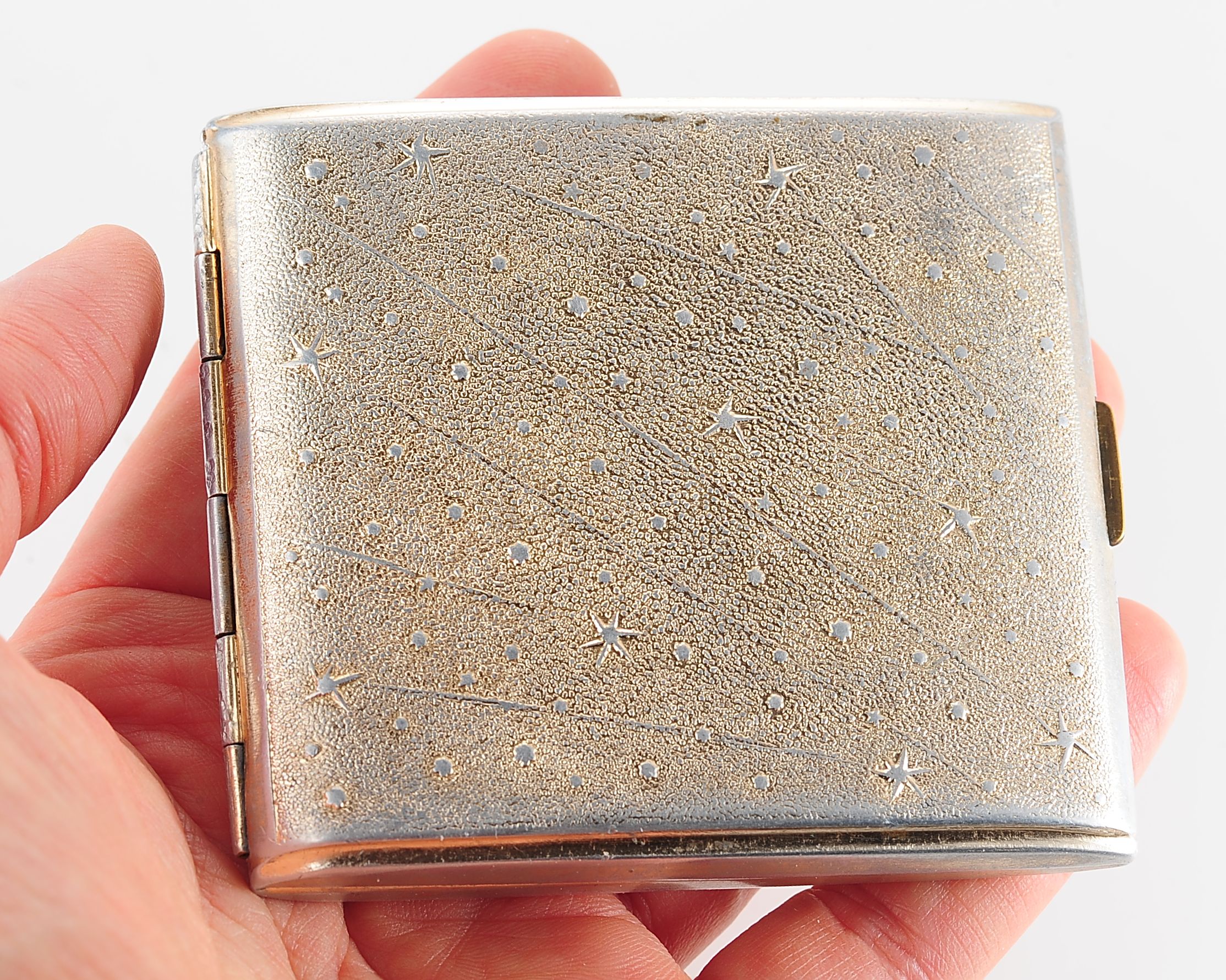Vintage Space Rocket Vostok-1 metal cigarette box - soviet cosmos ...
