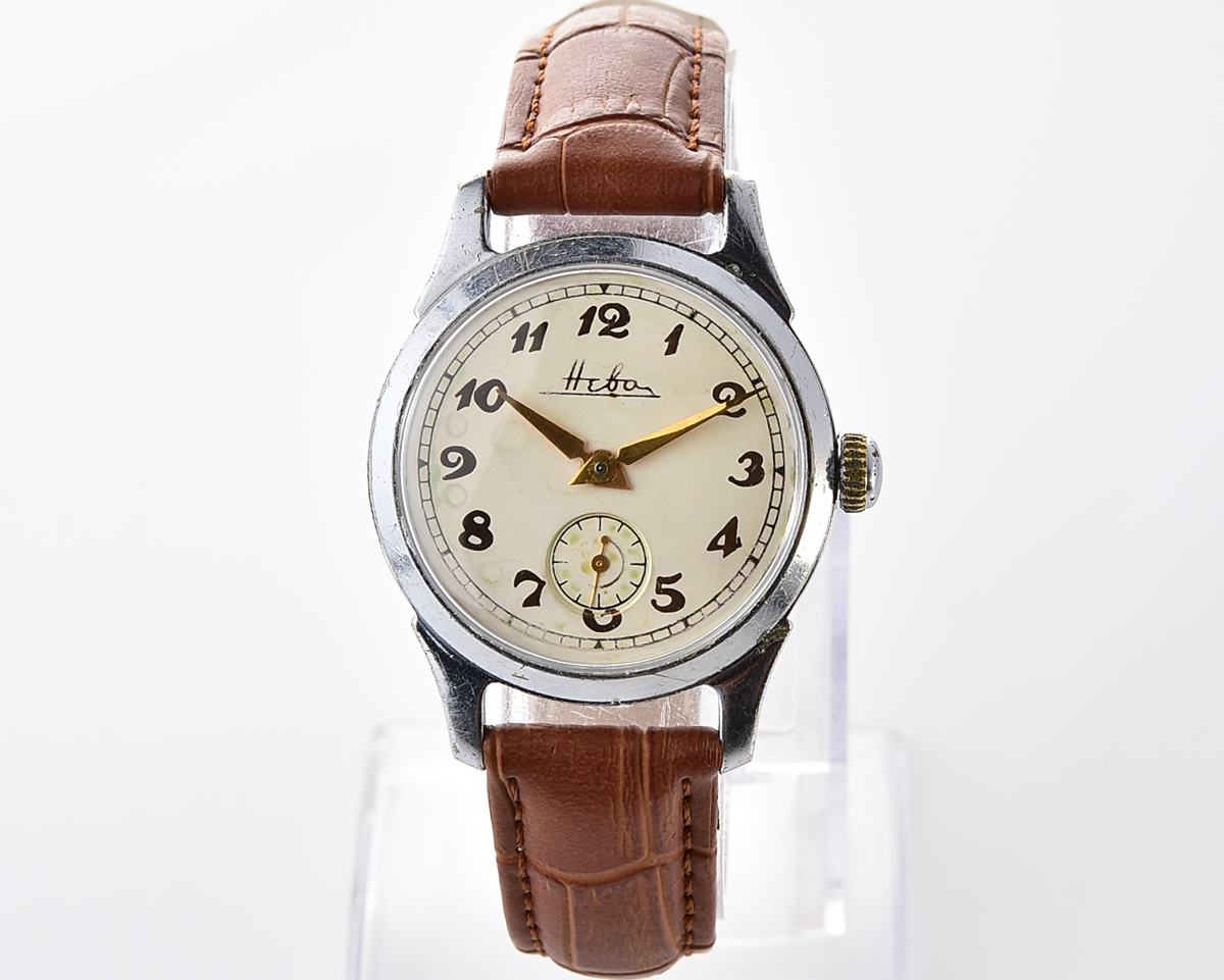 Vintage soviet mechanical NEVA wristwatch - SovietWatchStore.com