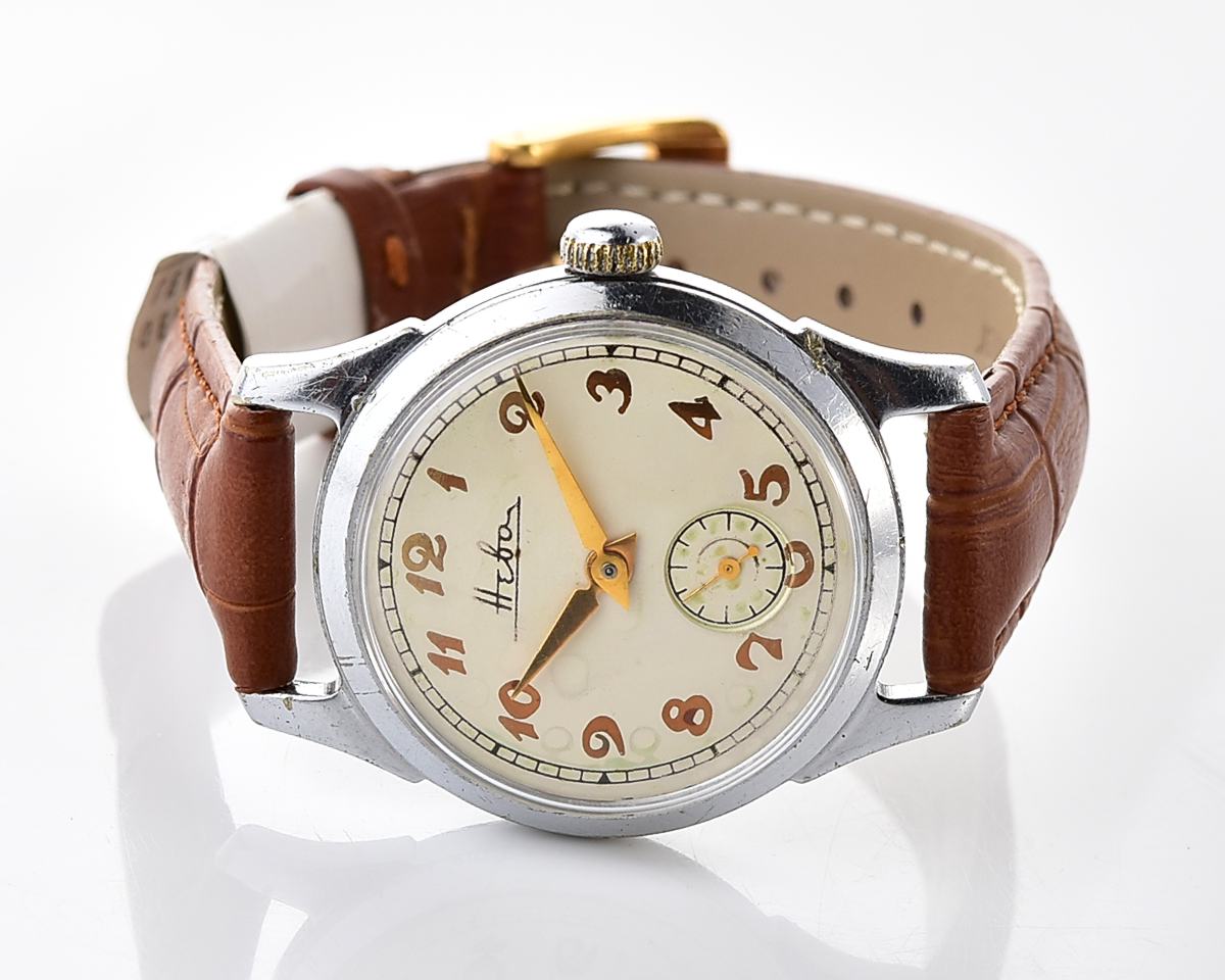 Vintage soviet mechanical NEVA wristwatch - SovietWatchStore.com